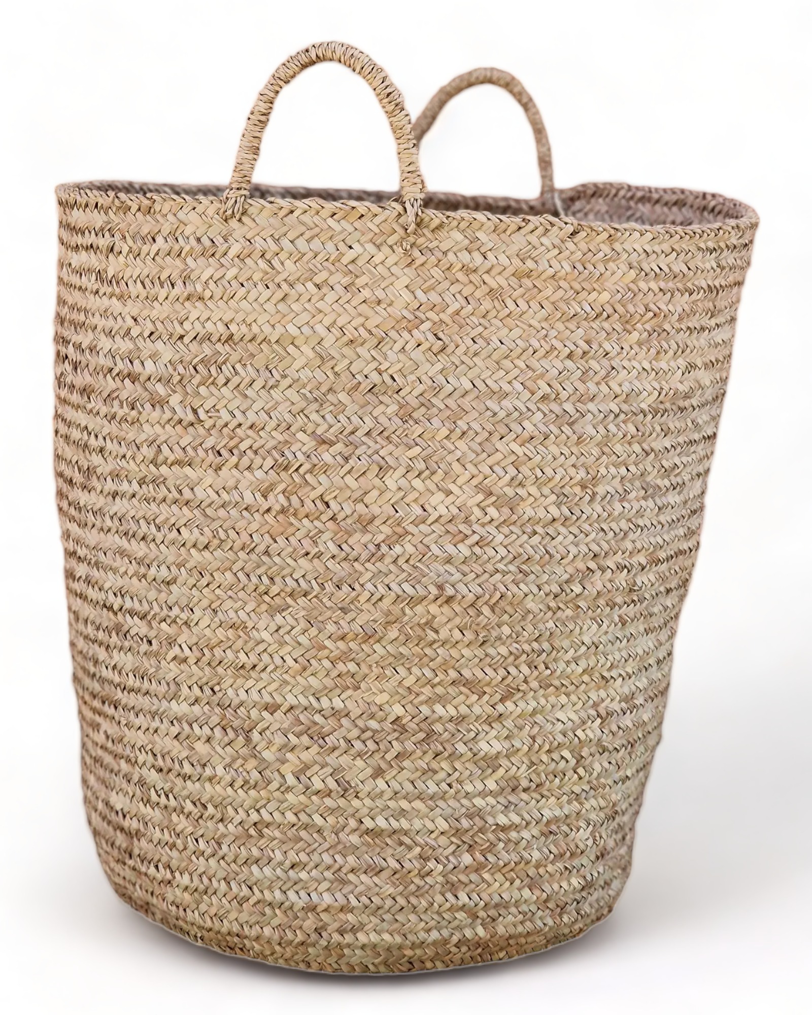 Elevate Your Home Organization with Handcrafted Round Palm